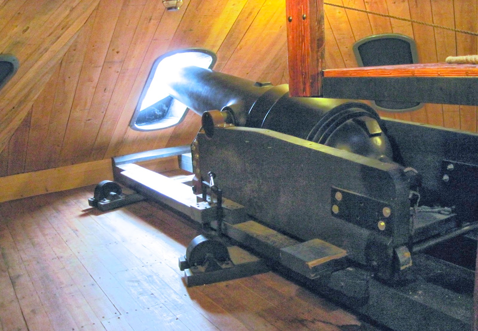 Travels of Jackie and Randy: The CSS Neuse - original and replica