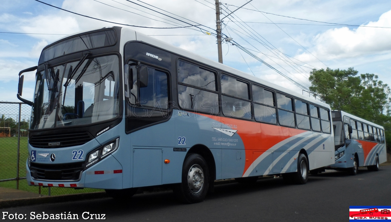 Liga Buses CR: CAIO Apache VIP IV Coopetransasi R.L.