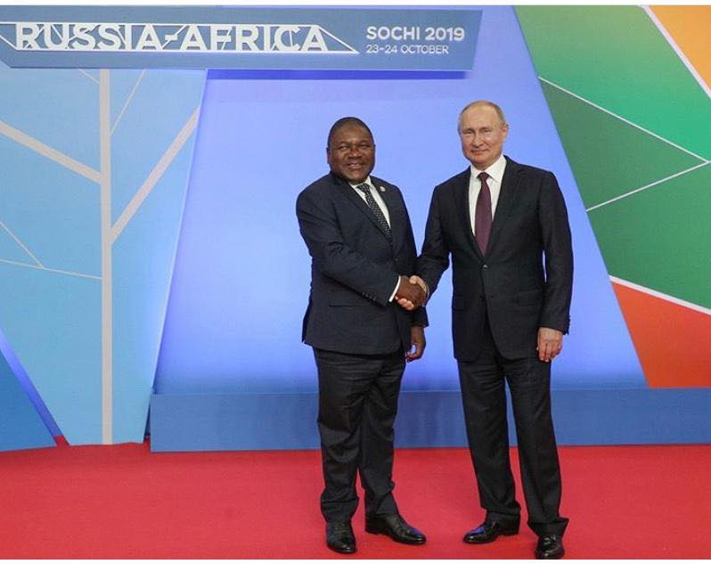 Filipe Nyusi convida a Rússia para fortalecer seu investimento no país