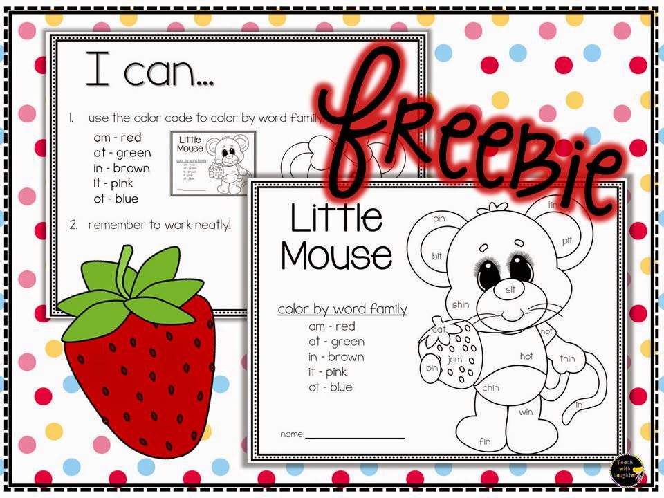 Teach With Laughter: Little Mouse Freebie!