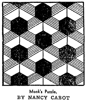 Barbara Brackman's MATERIAL CULTURE: Morris Hexathon 18: Parquetry