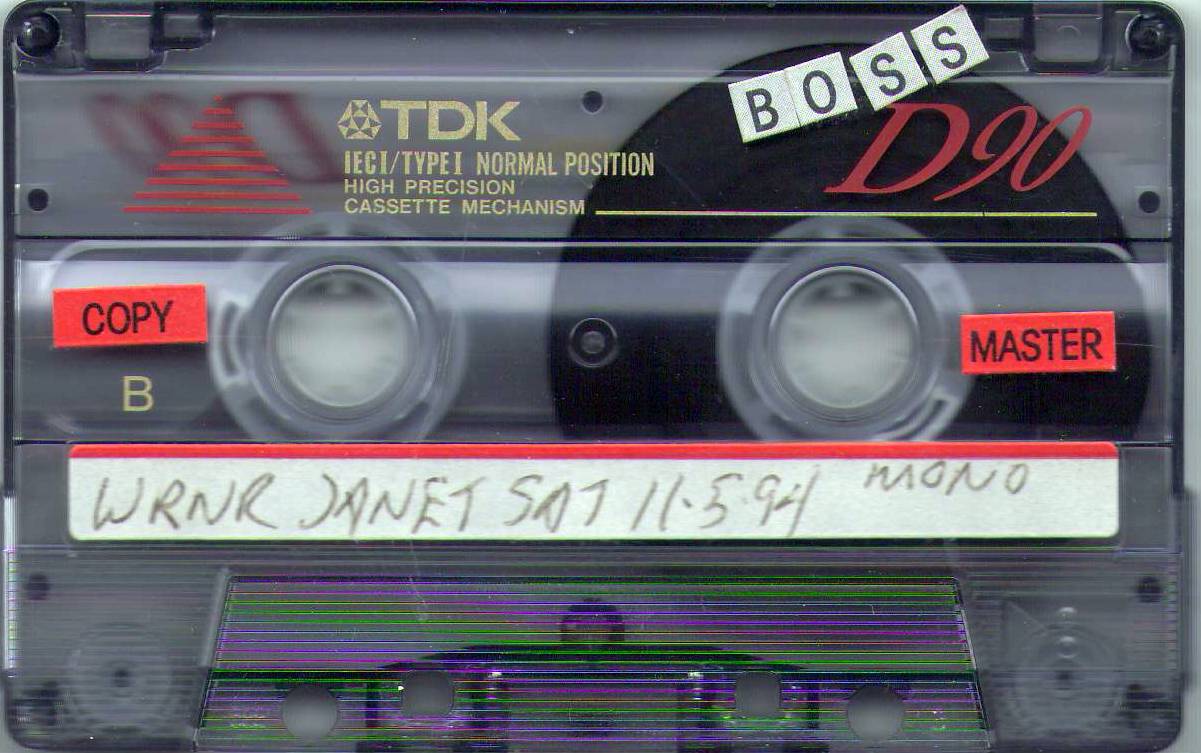 Camarillo Brillo: ROCK 103 WRNR JANET SATURDAY 11-05-1994