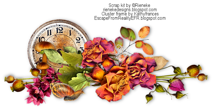 Escape From Reality Blog: FTU Cluster & Cluster Frames 'Spicy Autumn'