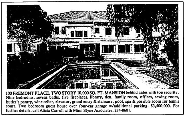 FREMONT PLACE Historic Los Angeles