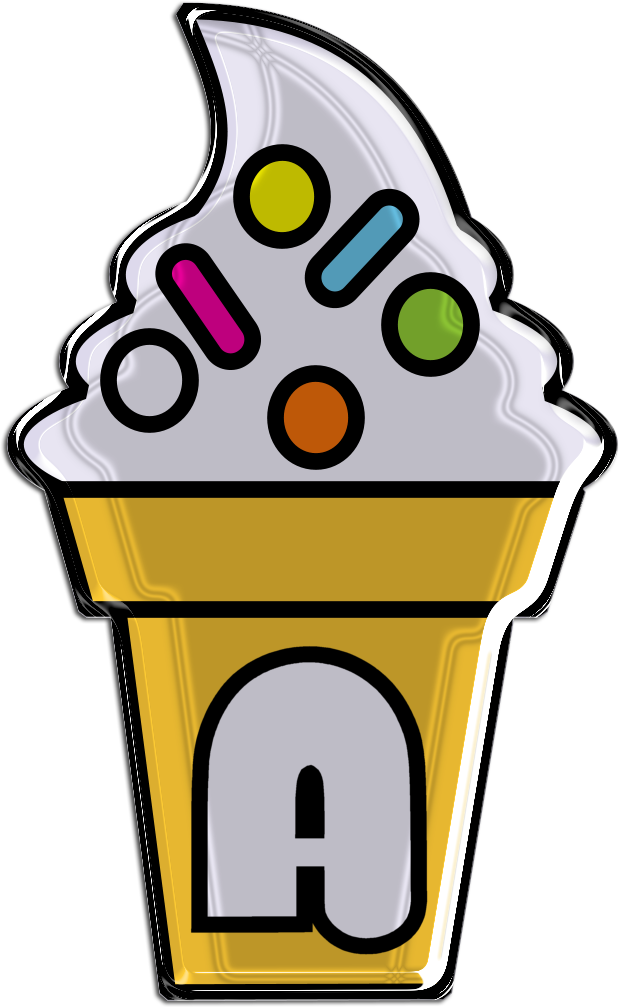 Abecedario en Conos de Helados. Ice Creams with Alphabet. - Oh my ...