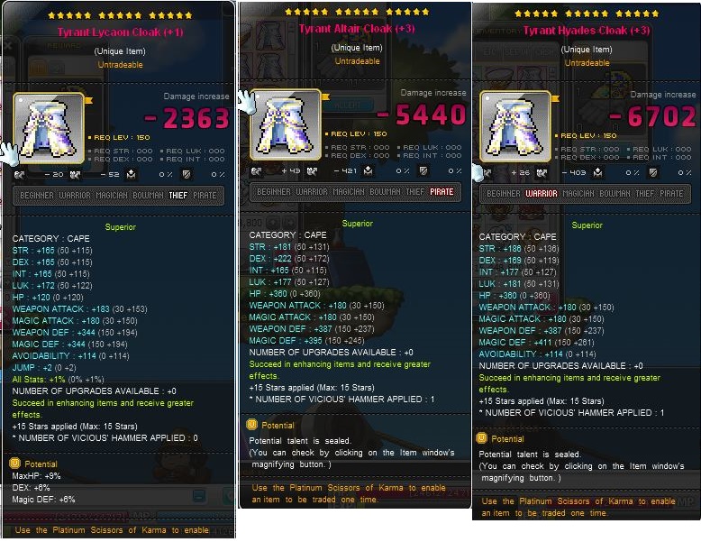 Noob questions about endgame equips : r/Maplestory
