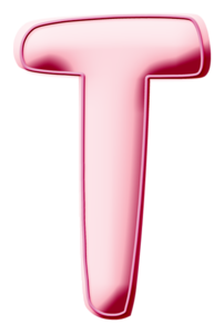 Pink Letters. Letras Rosadas. - Oh my Alfabetos!