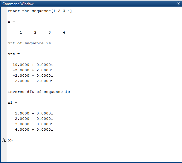 How To Plot Dft Discrete Fourier Transform And Idft Inverse Discrete