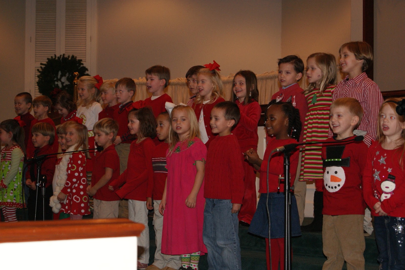 The Moore Family: Mallory's Preschool Christmas program