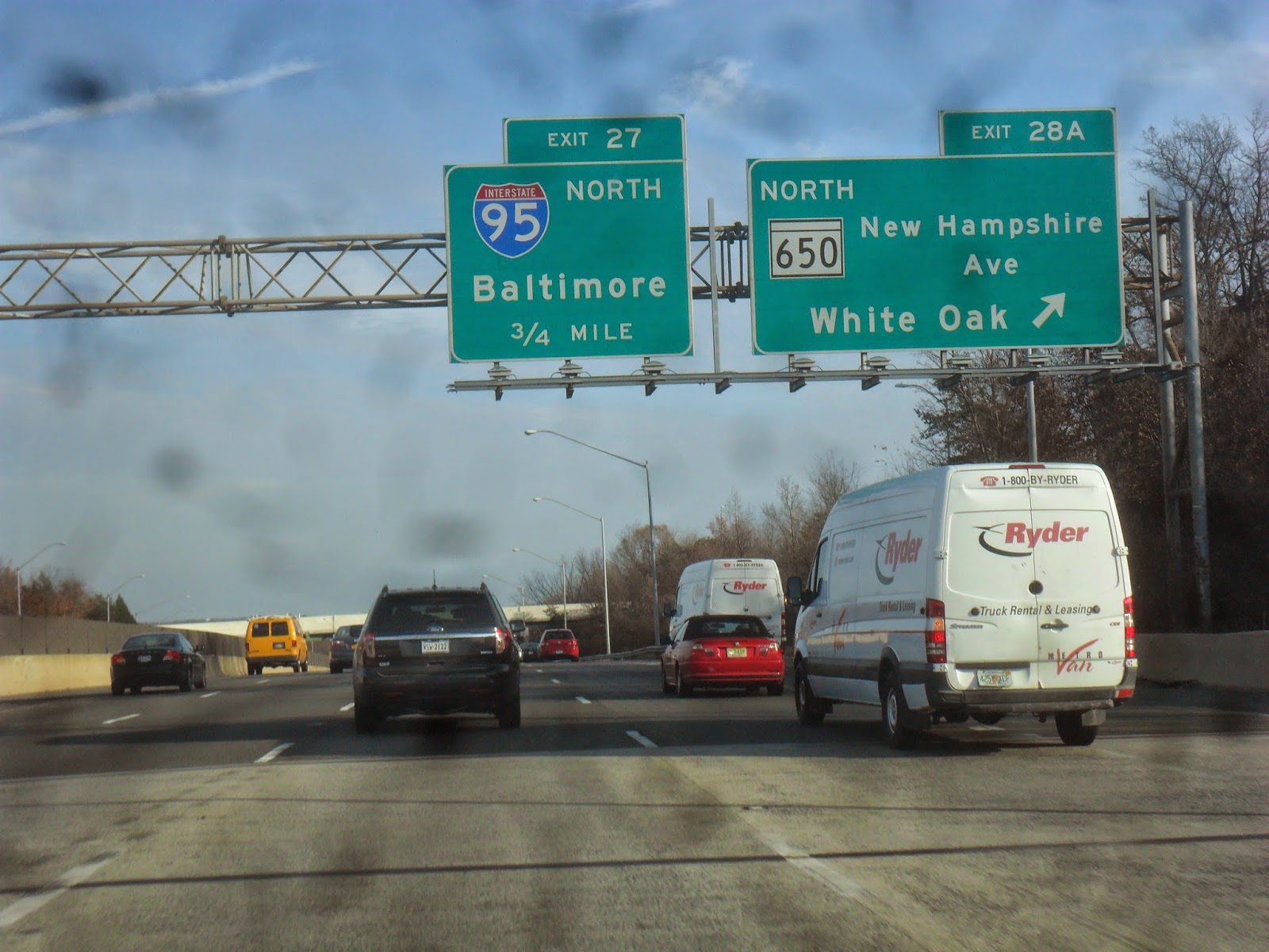 Luke's Signs: I-495/Capital Beltway & Interstate 95 - Maryland