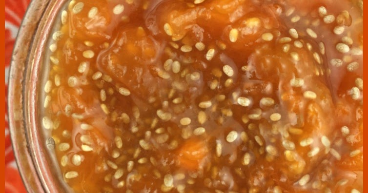 Kahakai Kitchen: Salted Honey Cantaloupe Jam (Made with Chia Seeds)