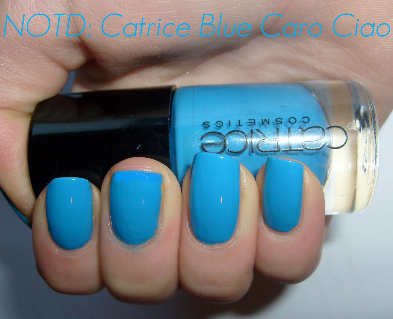 Aura Kasih Lawyers: NOTD: Swatch Catrice Blue Caro Ciao