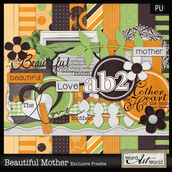 Word Art World: NEW "Exclusive Freebie" for May!