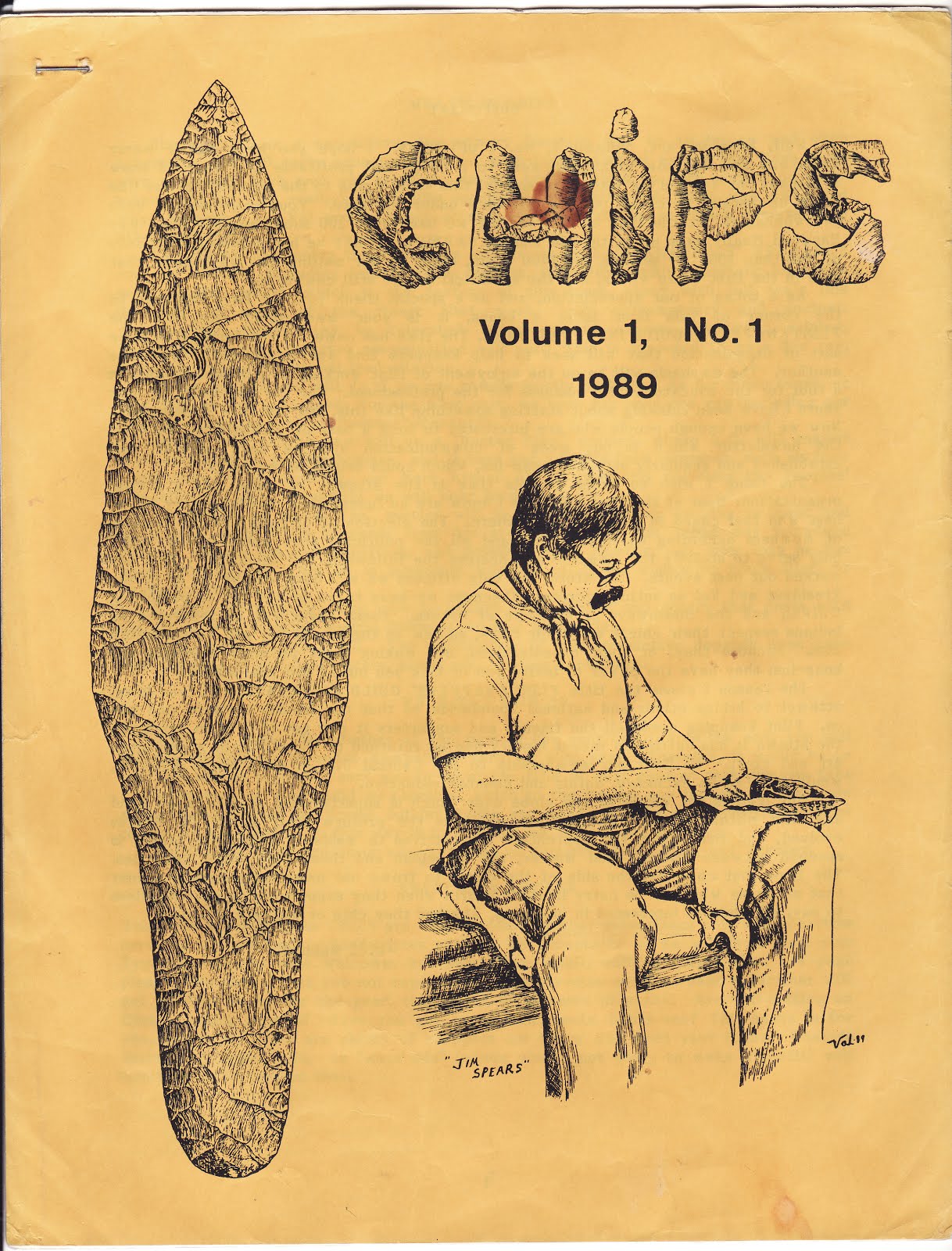 FLINTKNAPPING HALL OF FAME: JIM SPEARS, HALL OF FAME FLINTKNAPPER # 5