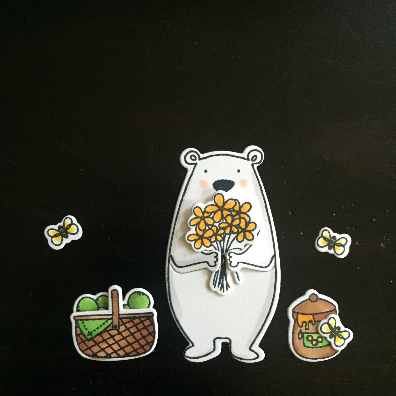 Created by Lorraine: essentials by ellen: march pin-sights challenge