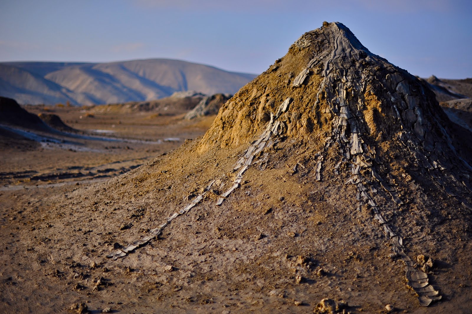 Merlin and Rebecca: Desert Mud Volcanoes