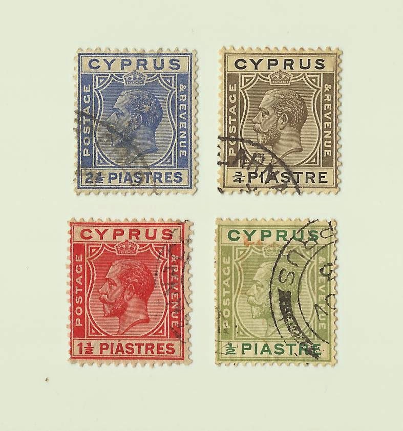 mizan matawang dan setem: Old Stamps Of British Cyprus ( Mediterranean ...