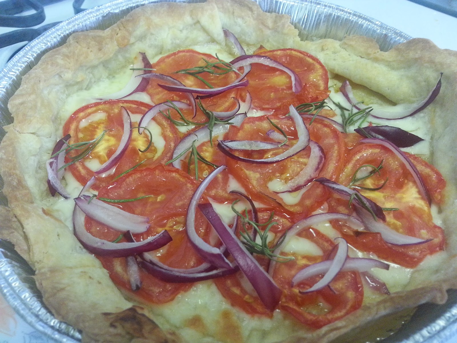 A Mouthful of Heaven: Tomato Mozzarella Flan