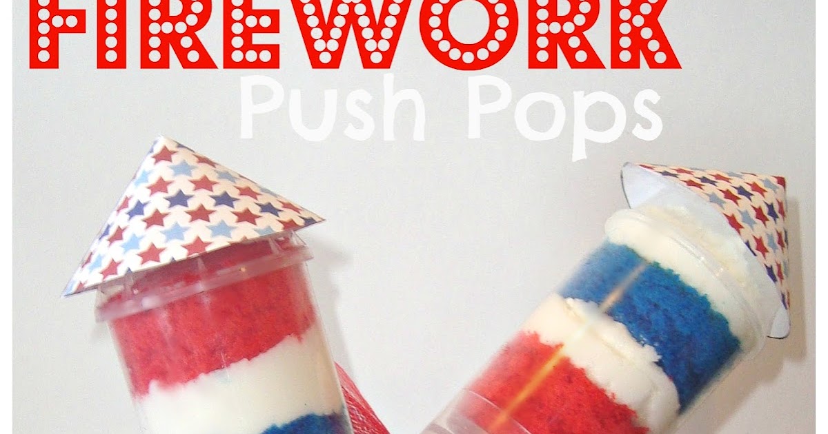 Fourth of July Firework Pushpops ~ Dip it in Chocolate