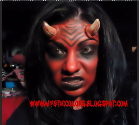 EYE-LUV MAKEUP: Halloween Devil Look