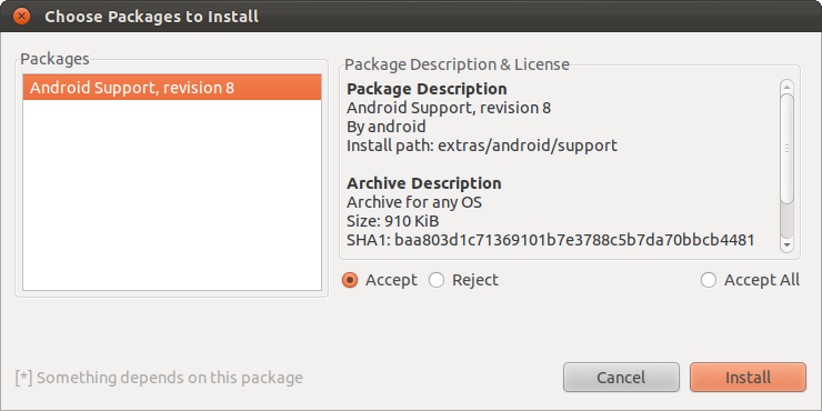 Android-er: Add Android Support Package