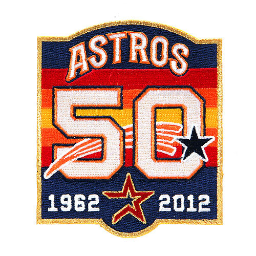 Embroidery & Fitteds: Houston Astros 50th Anniversary On-Field Patch