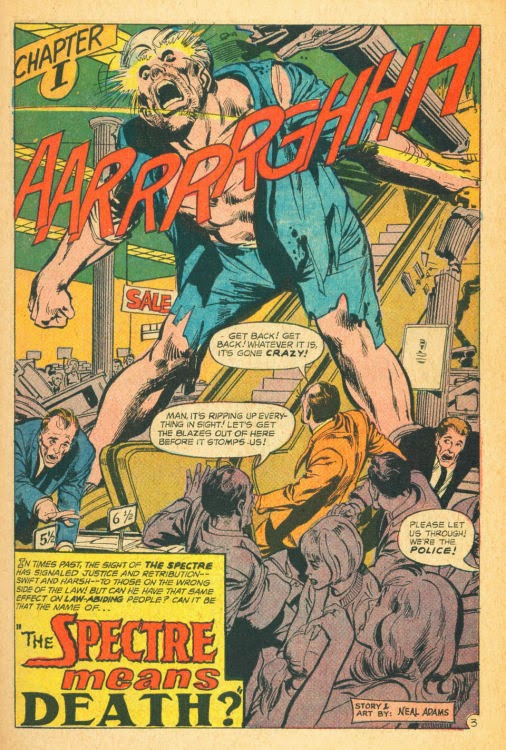 Diversions Of The Groovy Kind Making A Splash Neal Adams Spectre