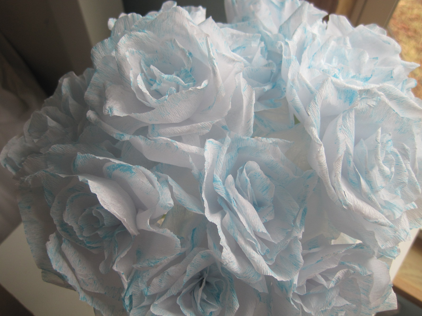 Angela N Harris: Blue Tipped Roses