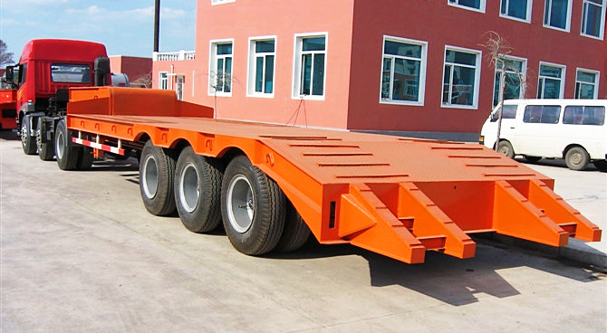 Shandong Fudeng Automobile Co.,Ltd: Heavy Duty 60T Lowbed Semi Trailer ...