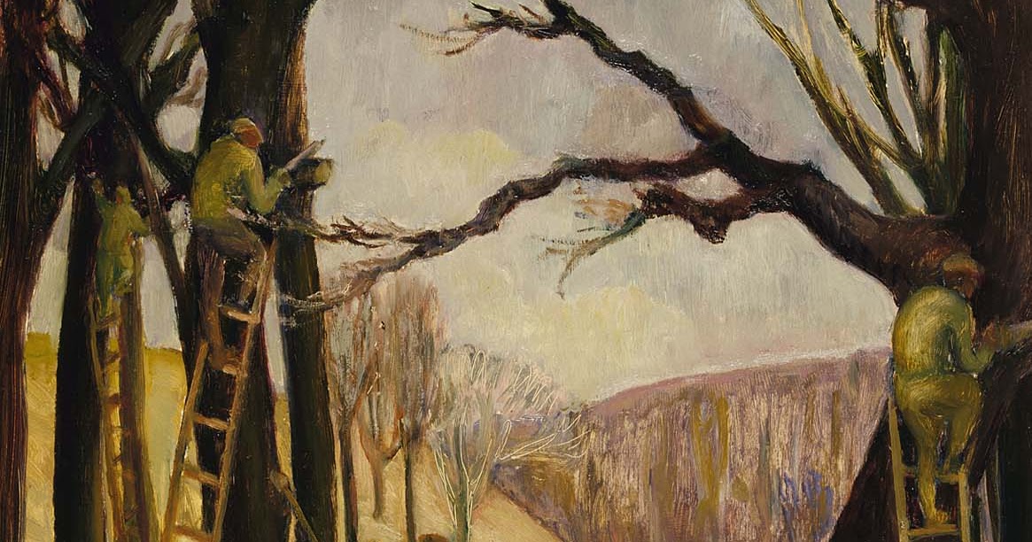 New Deal of the Day: New Deal Tree Art (4/5): Men pruning trees