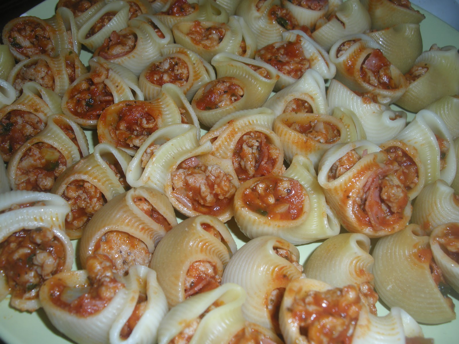 Sorieya's Homemade Cooking: Mini stuffed pasta shells