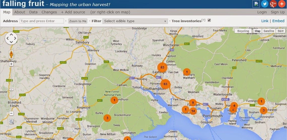 The Urbane Forager: Falling Fruit - Mapping Monster