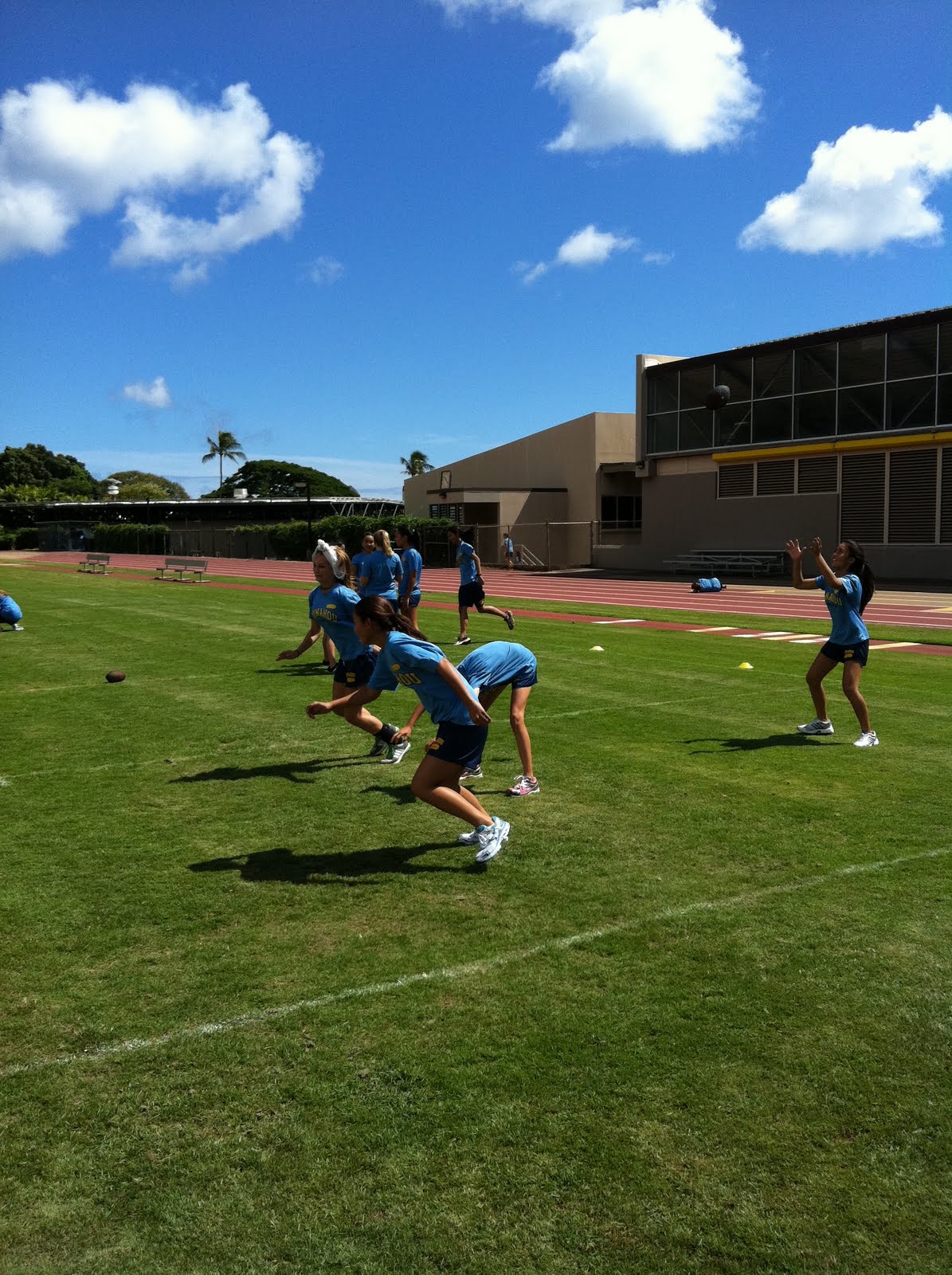 Coolen's 7 & 8 Girls PE: 8th Grade Football!!