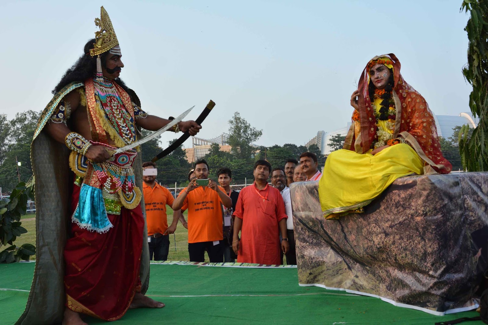 View Patna: Ravan Vadh enacted at Gandhi Maidan