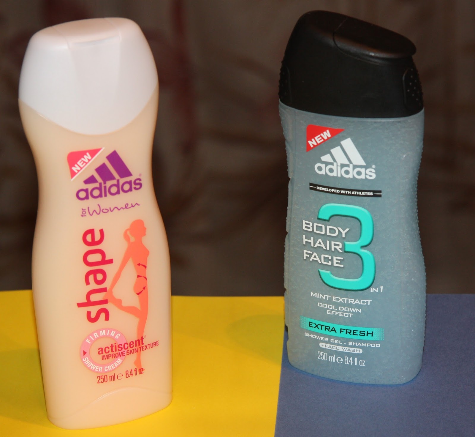 TSARINA: Adidas For Women Shower Cream "Shape" /Adidas For Men Extra ...