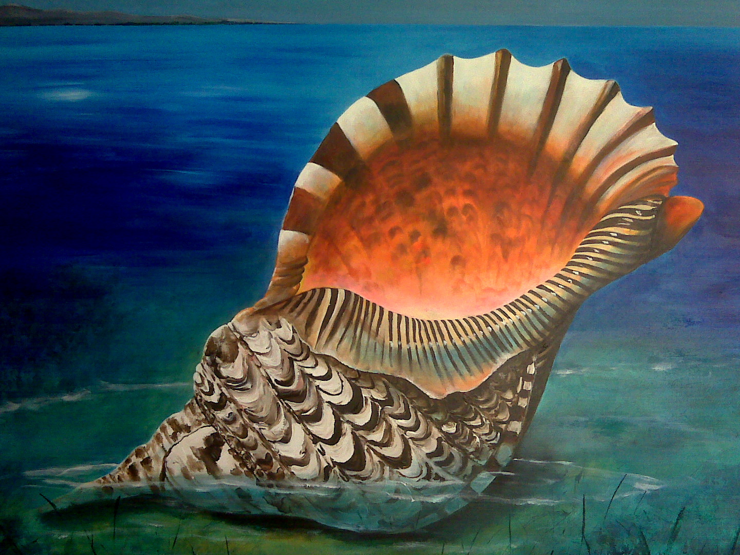 Paintings By Tracy Effinger Upton: The Great Triton