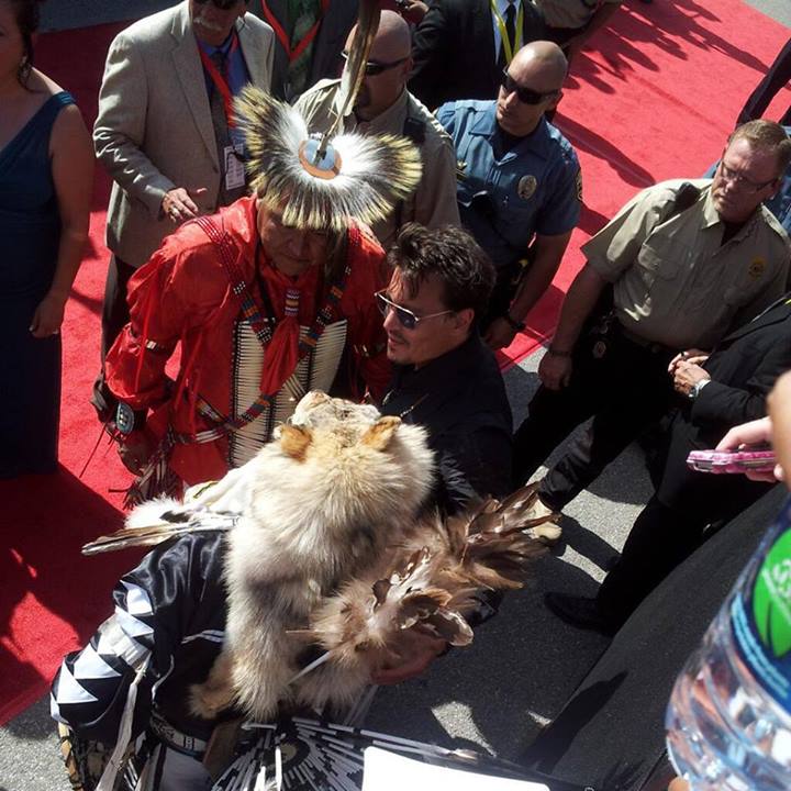 White Wolf : Johnny Depp surprises the Comanche Tribe at an advanced ...