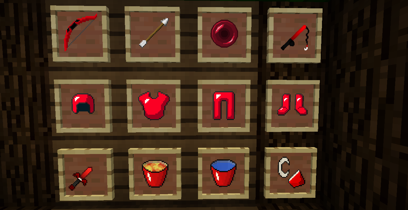 Red UHC Minecraft PvP Texture Pack by Newlele