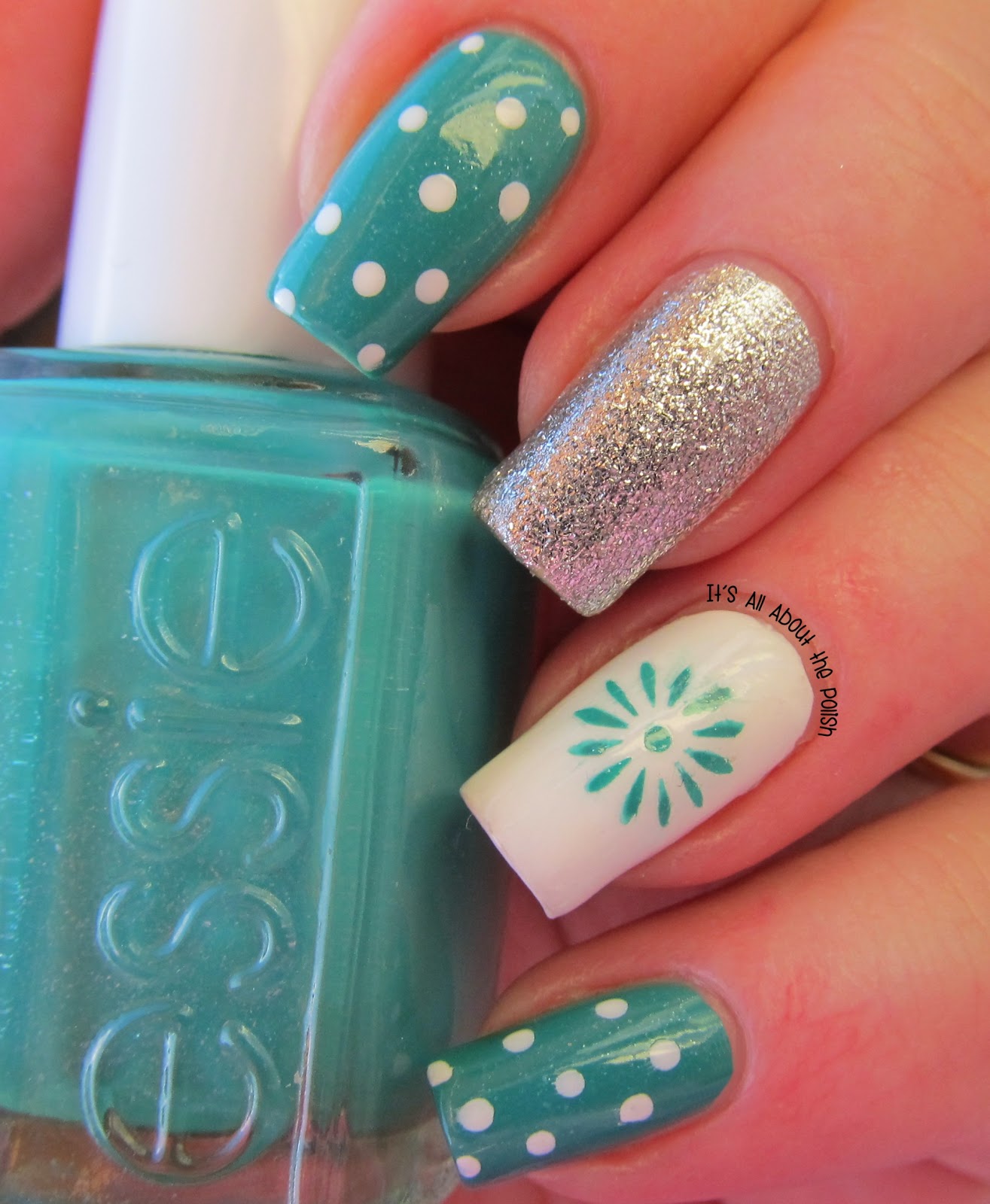 It's all about the polish: Essie Naughty Nautical - daisy and dot nail ...