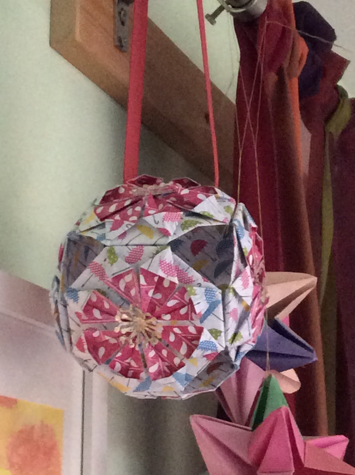 Crafting With Jane: Stampin Up Oragami Kusudama Ornament