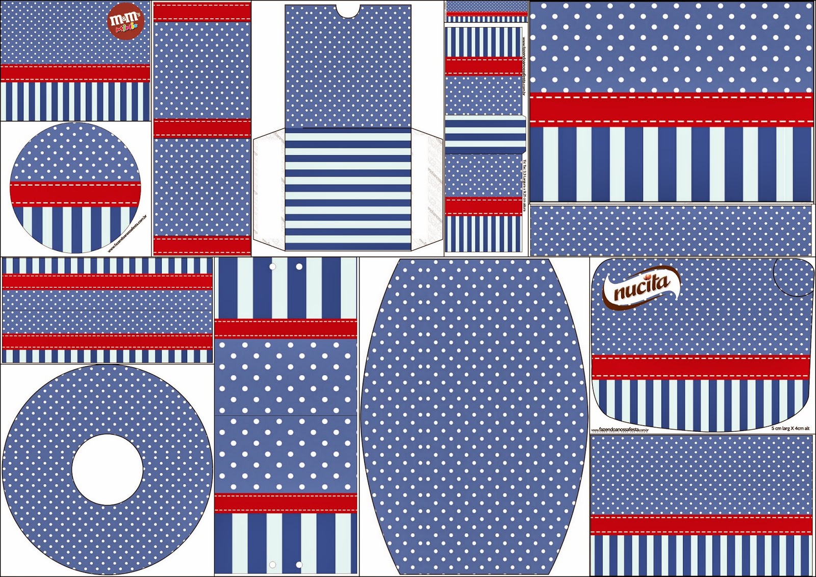 Blue Stripes and White Polka Dots: Free Printable Candy Bar Labels ...
