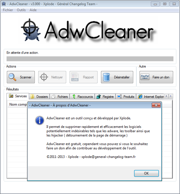 toutsofts: AdwCleaner 3.000