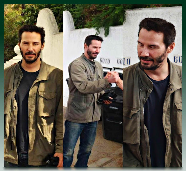 Keanu Reeves: The latest photos with fans 02-04-2012