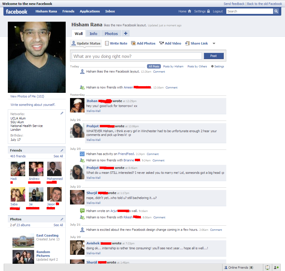 Interés diverso: La evolución del Facebook