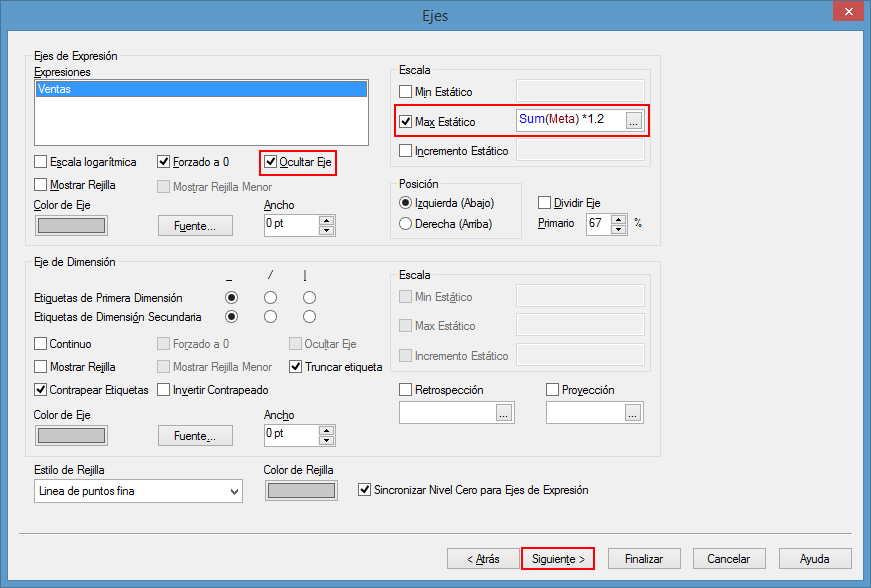 Cómo crear el gráfico de bala de "Stephen Few"
