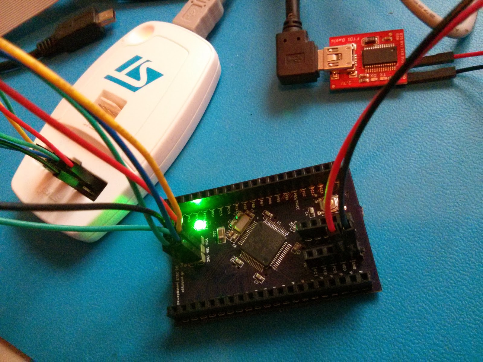 starlight: stm32f105 cortex-m3 getting to blink
