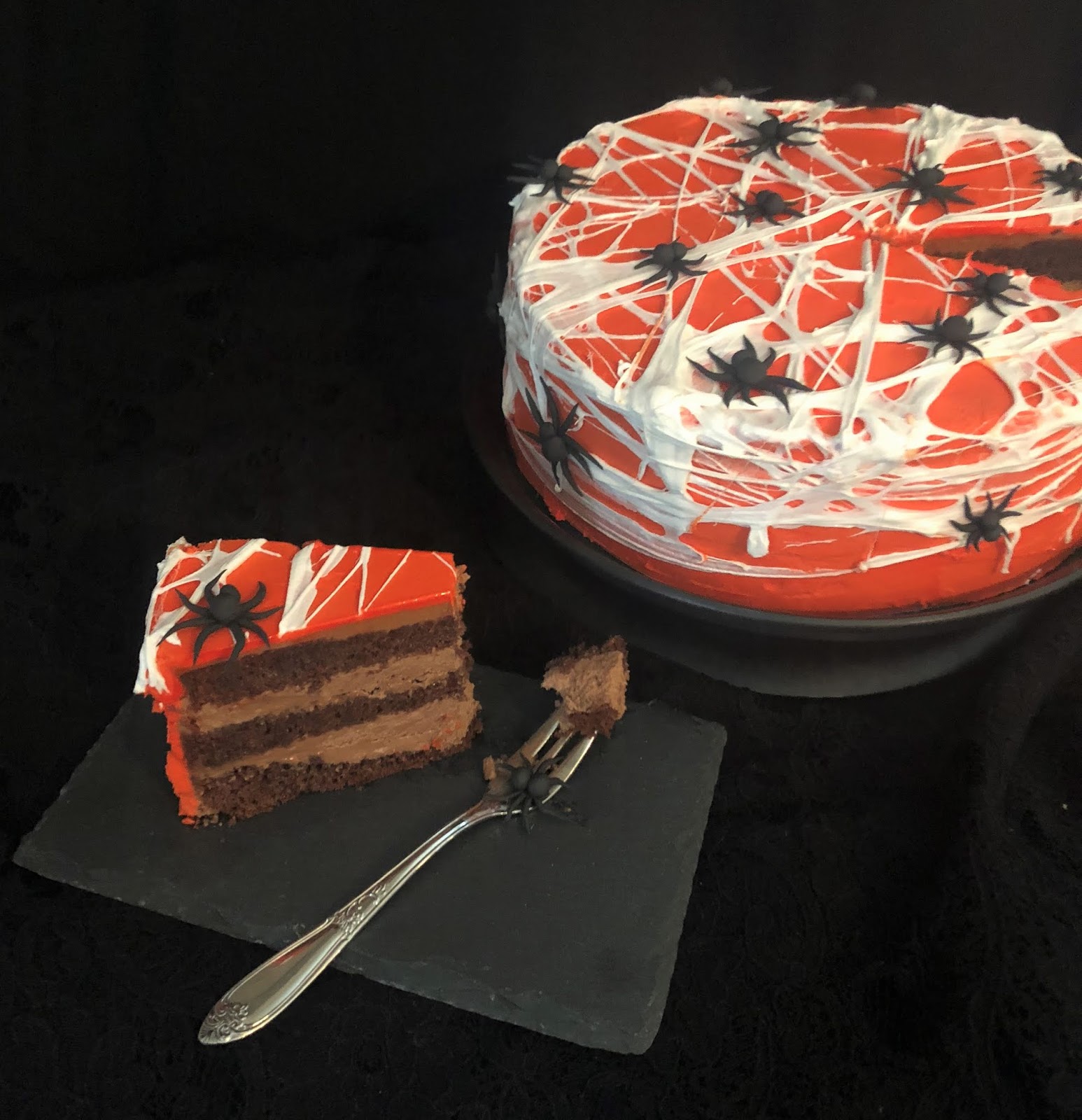 Halloween Sjokoladekake