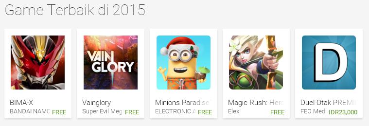 Lima Aplikasi, Game, Dan Hiburan Pilihan Terbaik 2015 Versi Google Play ...