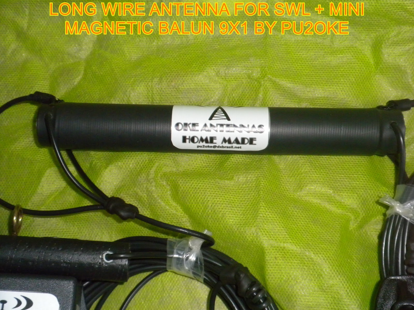 OKE ANTENNAS: LONG WIRE ANTENNA FOR SWL + MINI MAGNETIC BALUN 9X1