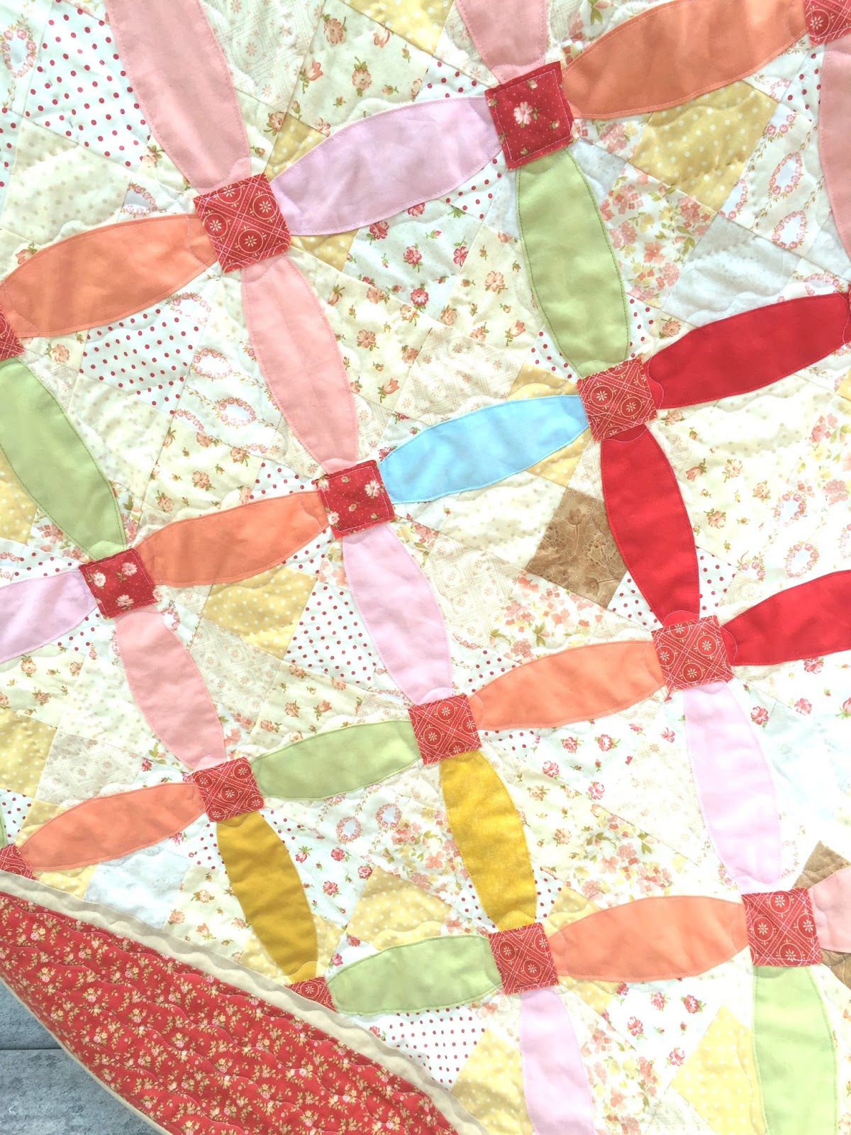 Susie's Sunroom: Finished Ribbons Quilt